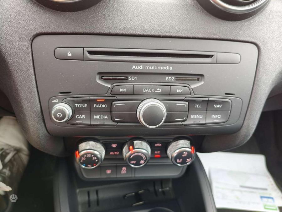 Red Audi A1 2013 in Kaunas, with an engine capacity of 1.60 L and mileage of 187 thousand km for 6900 €, photo 13 on AUTOMOTO.COM.LV