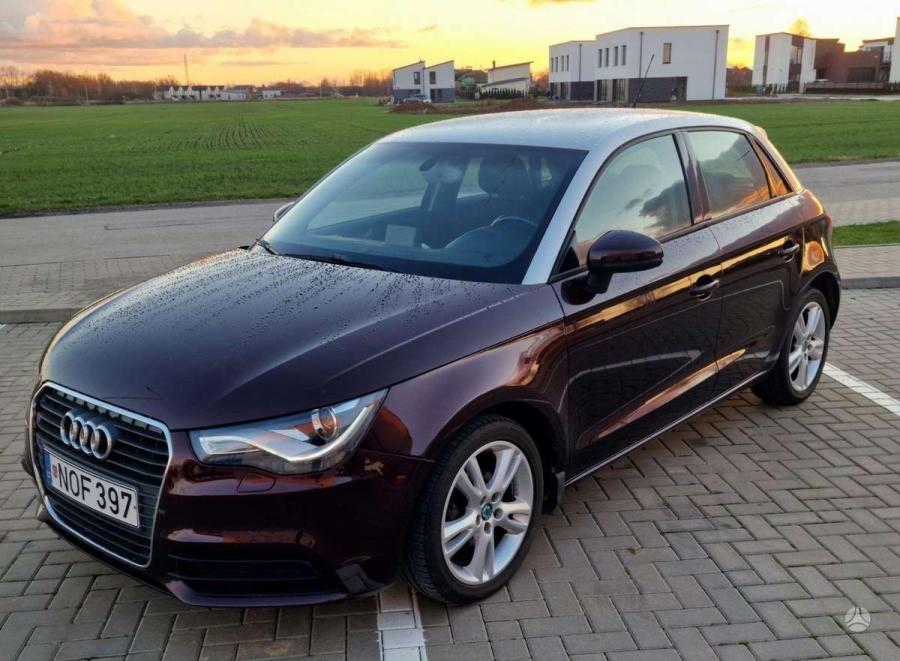 Sarkans Audi A1 2014 Kauņa, ar dzinēja tilpumu 1.20 L un nobraukumu 227 tūkst. km par 4750 €, foto 1 vietnē AUTOMOTO.COM.LV