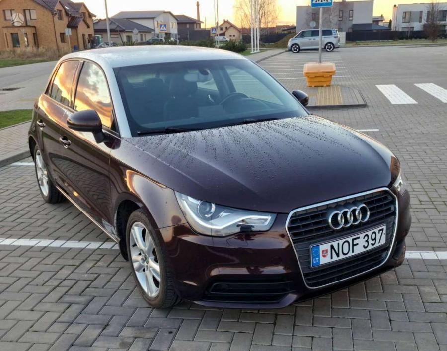 Sarkans Audi A1 2014 Kauņa, ar dzinēja tilpumu 1.20 L un nobraukumu 227 tūkst. km par 4750 €, foto 3 vietnē AUTOMOTO.COM.LV