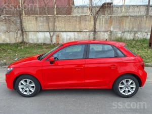 Sarkans Audi A1 2014 Rīga, ar dzinēja tilpumu 1.60 L un nobraukumu 216 tūkst. km par 4850 €, foto  vietnē AUTOMOTO.COM.LV