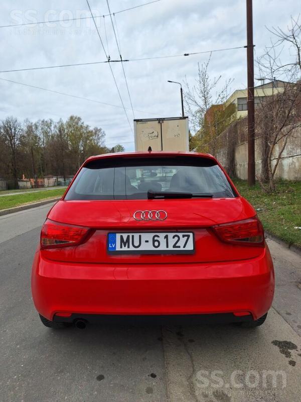 Red Audi A1 2014 in Riga, with an engine capacity of 1.60 L and mileage of 216 thousand km for 4850 €, photo 4 on AUTOMOTO.COM.LV