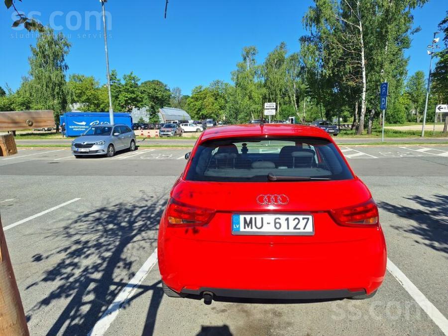 Sarkans Audi A1 2014 Rīga, ar dzinēja tilpumu 1.60 L un nobraukumu 218 tūkst. km par 4850 €, foto 5 vietnē AUTOMOTO.COM.LV