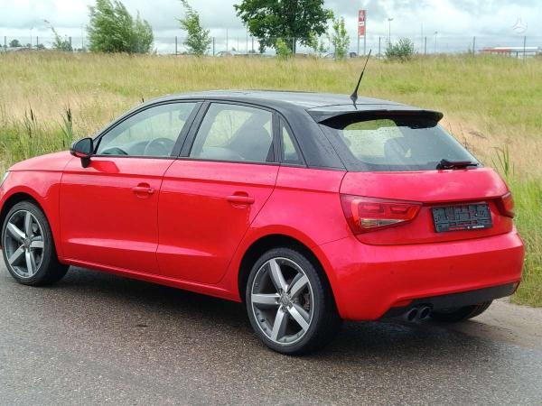 Red Audi A1 2014 in Marijampole, with an engine capacity of 0.00 L and mileage of 170 thousand km for 7600 €, photo 4 on AUTOMOTO.COM.LV