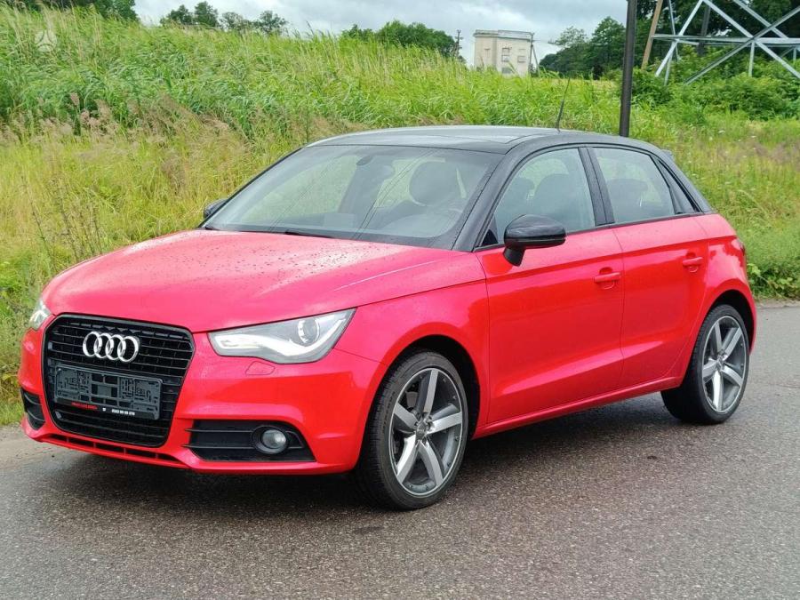 Red Audi A1 2014 in Marijampole, with an engine capacity of 0.00 L and mileage of 170 thousand km for 7600 €, photo 3 on AUTOMOTO.COM.LV