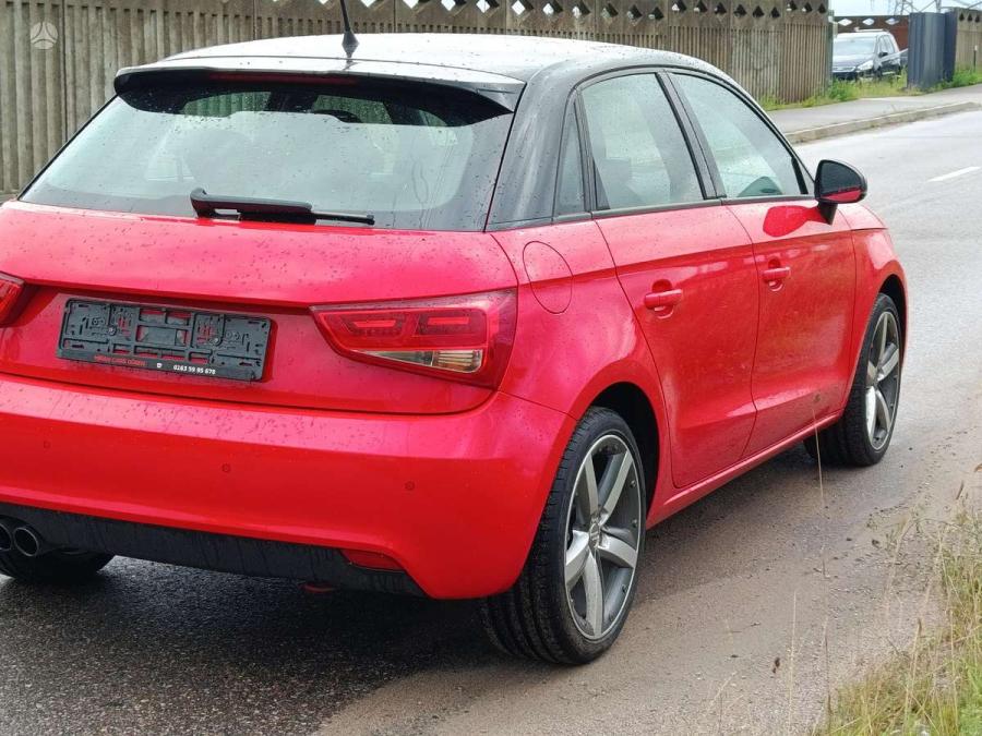 Red Audi A1 2014 in Marijampole, with an engine capacity of 0.00 L and mileage of 170 thousand km for 7600 €, photo 7 on AUTOMOTO.COM.LV