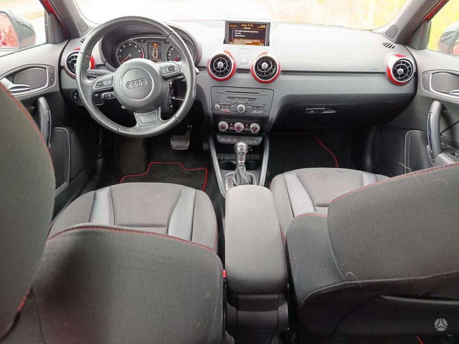 Red Audi A1 2014 in Marijampole, with an engine capacity of 0.00 L and mileage of 170 thousand km for 7600 €, photo 10 on AUTOMOTO.COM.LV