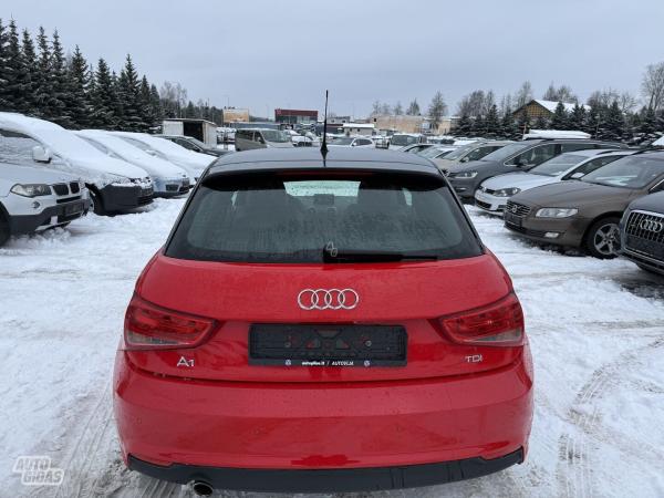 Red Audi A1 2016 in Utena, with an engine capacity of 1.40 L and mileage of 207 thousand km for 7300 €, photo 5 on AUTOMOTO.COM.LV