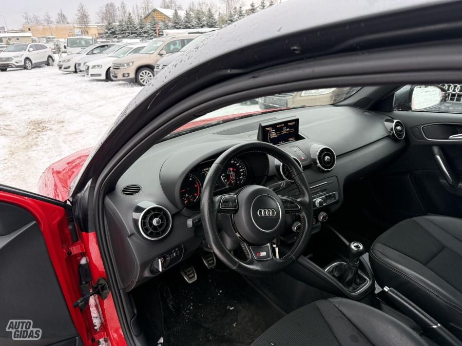 Sarkans Audi A1 2016 Utena, ar dzinēja tilpumu 1.40 L un nobraukumu 207 tūkst. km par 7300 €, foto 12 vietnē AUTOMOTO.COM.LV