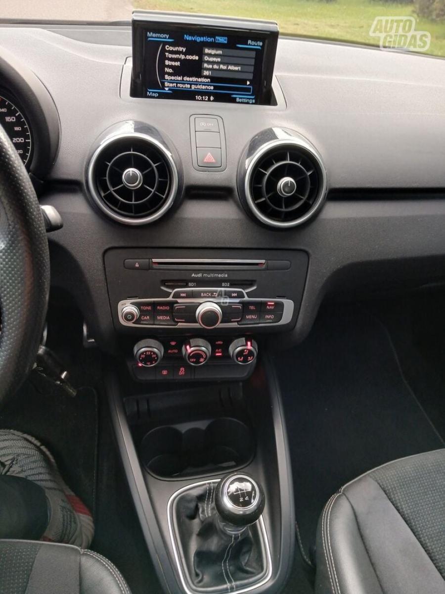 Red Audi A1 2016 in Utena, with an engine capacity of 1.40 L and mileage of 207 thousand km for 6200 €, photo 7 on AUTOMOTO.COM.LV