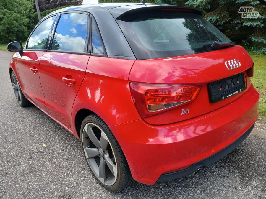 Red Audi A1 2016 in Utena, with an engine capacity of 1.40 L and mileage of 207 thousand km for 6200 €, photo 14 on AUTOMOTO.COM.LV