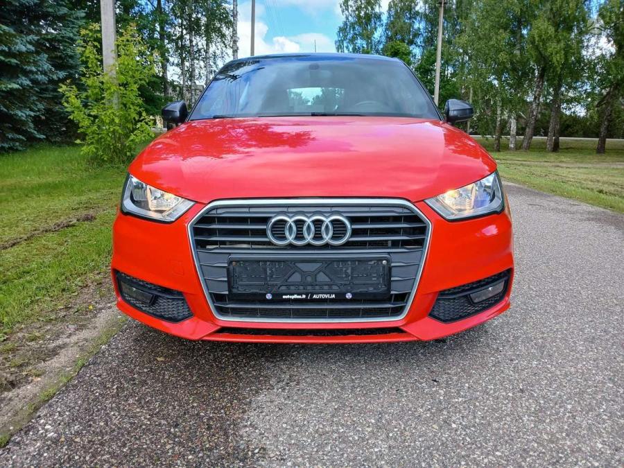 Red Audi A1 2016 in Utena, with an engine capacity of 1.42 L and mileage of 207 thousand km for 6200 €, photo 1 on AUTOMOTO.COM.LV