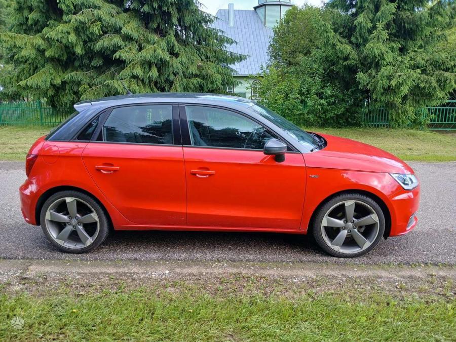 Red Audi A1 2016 in Utena, with an engine capacity of 1.42 L and mileage of 207 thousand km for 6200 €, photo 4 on AUTOMOTO.COM.LV