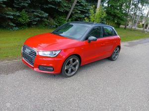 Red Audi A1 2016 in Utena, with an engine capacity of 1.42 L and mileage of 207 thousand km for 6200 €, photo 6 on AUTOMOTO.COM.LV