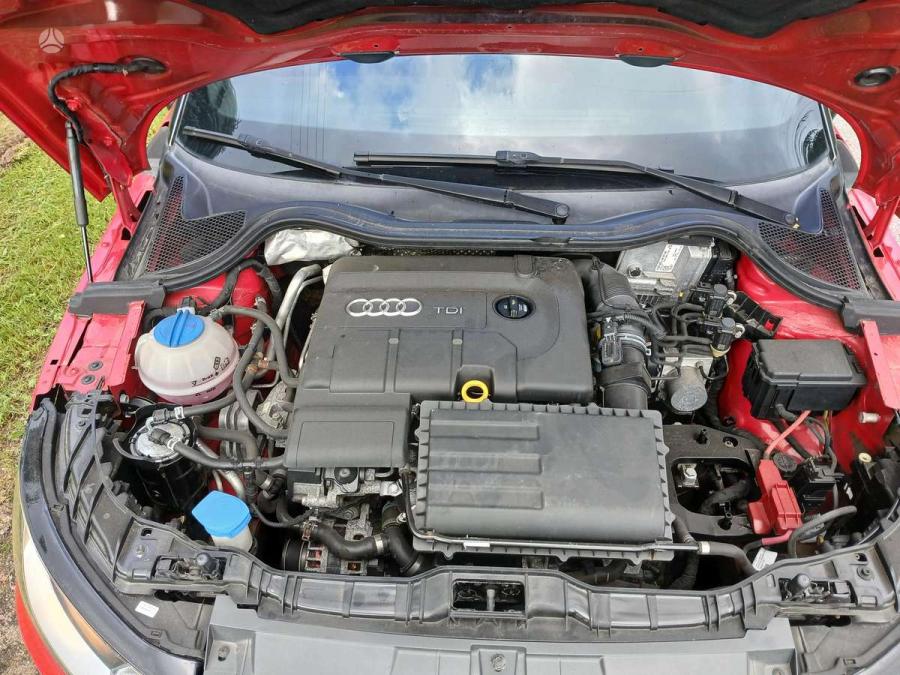 Red Audi A1 2016 in Utena, with an engine capacity of 1.42 L and mileage of 207 thousand km for 6200 €, photo 18 on AUTOMOTO.COM.LV