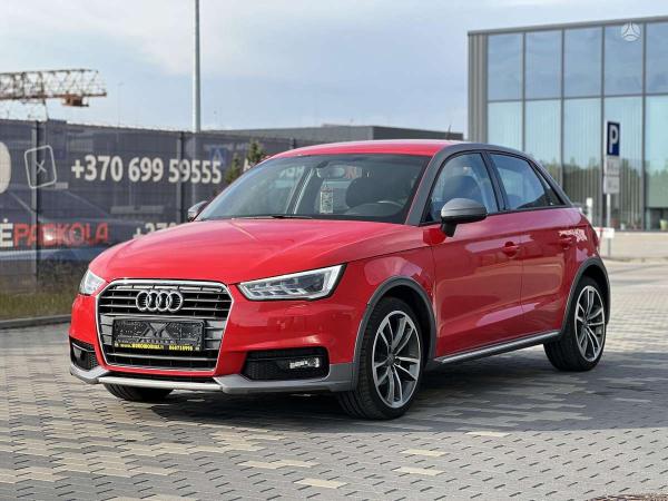 Red Audi A1 2016 in Siauliai, with an engine capacity of 1.42 L and mileage of 193 thousand km for 7777 €, photo 1 on AUTOMOTO.COM.LV