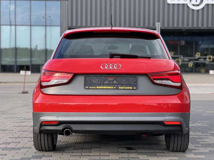 Red Audi A1 2016 in Siauliai, with an engine capacity of 1.42 L and mileage of 193 thousand km for 7777 €, photo 7 on AUTOMOTO.COM.LV