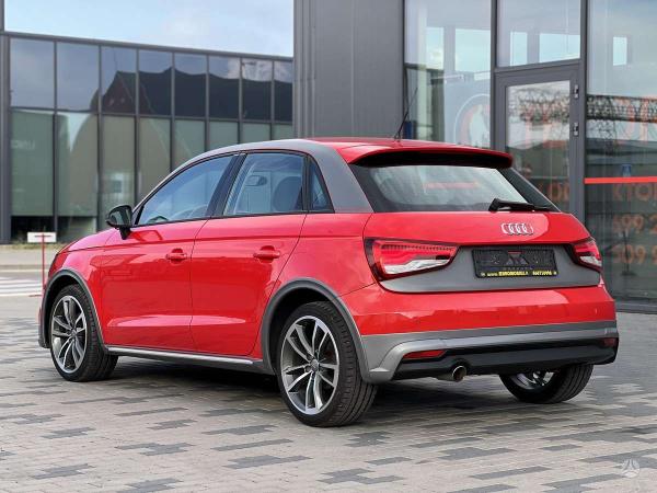 Red Audi A1 2016 in Siauliai, with an engine capacity of 1.42 L and mileage of 193 thousand km for 7777 €, photo 8 on AUTOMOTO.COM.LV
