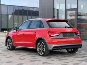 Red Audi A1 2016 in Siauliai, with an engine capacity of 1.42 L and mileage of 193 thousand km for 7777 €, photo 8 on AUTOMOTO.COM.LV