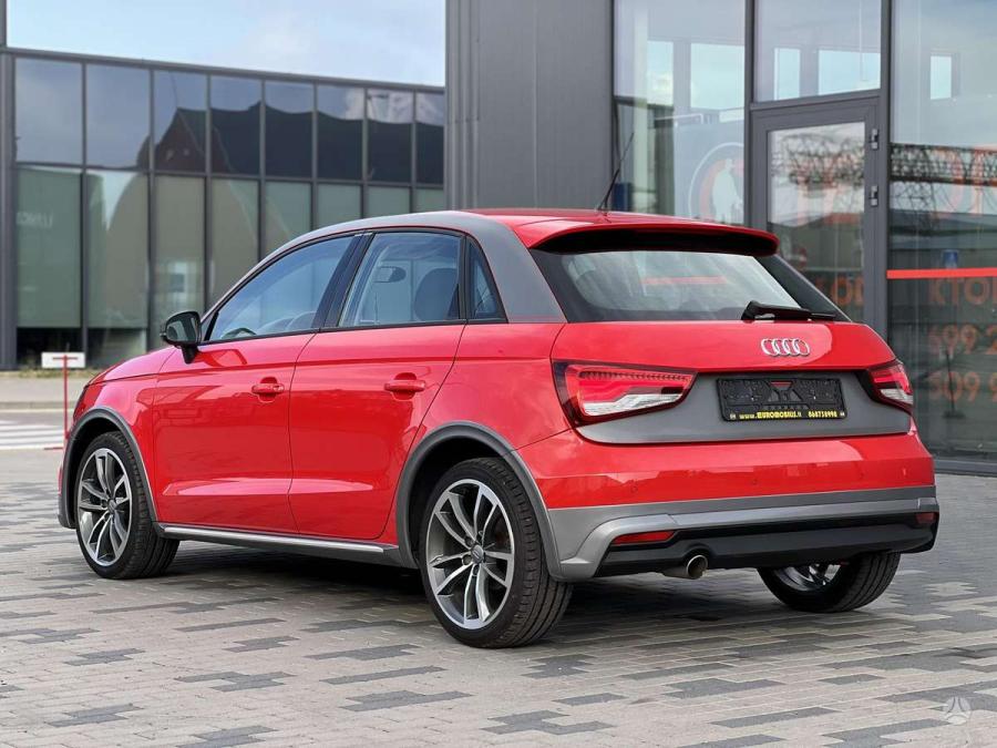 Red Audi A1 2016 in Siauliai, with an engine capacity of 1.42 L and mileage of 193 thousand km for 7777 €, photo 8 on AUTOMOTO.COM.LV