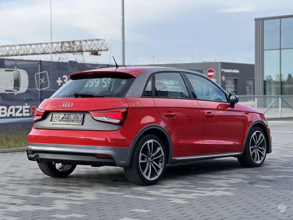 Red Audi A1 2016 in Siauliai, with an engine capacity of 1.42 L and mileage of 193 thousand km for 7777 €, photo 9 on AUTOMOTO.COM.LV