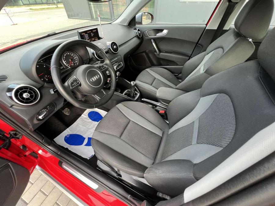 Red Audi A1 2016 in Siauliai, with an engine capacity of 1.42 L and mileage of 193 thousand km for 7777 €, photo 13 on AUTOMOTO.COM.LV
