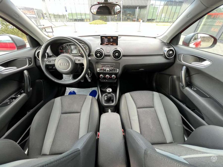 Red Audi A1 2016 in Siauliai, with an engine capacity of 1.42 L and mileage of 193 thousand km for 7777 €, photo 16 on AUTOMOTO.COM.LV