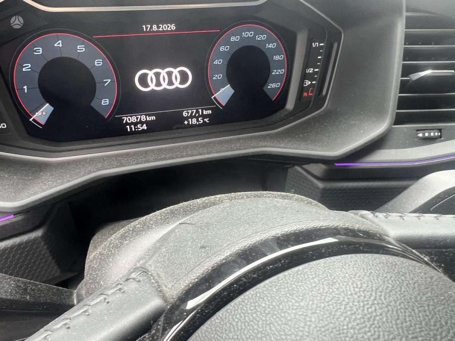 Red Audi A1 2019 in Sakiai, with an engine capacity of 1.00 L and mileage of 71 thousand km for 4999 €, photo 9 on AUTOMOTO.COM.LV