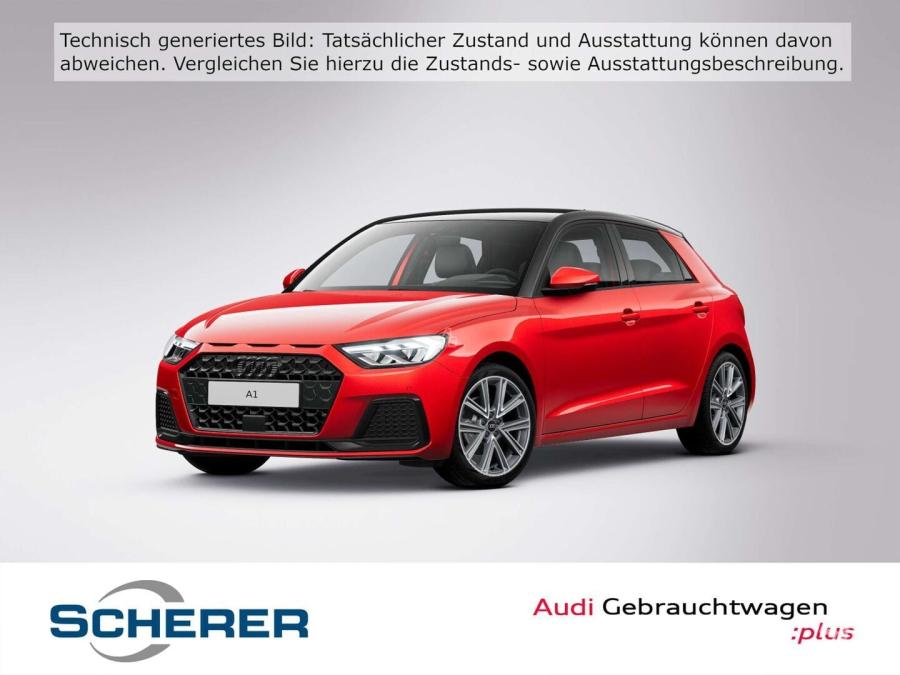 Red Audi A1 2022 in Kaunas, with an engine capacity of 1.00 L and mileage of 66 thousand km for 23783 €, photo 1 on AUTOMOTO.COM.LV