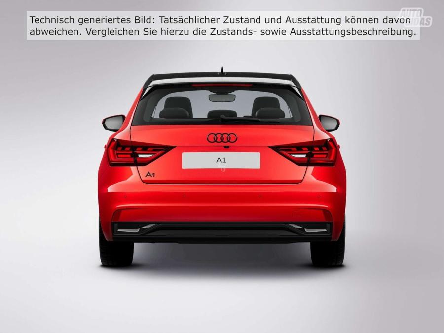 Red Audi A1 2022 in Kaunas, with an engine capacity of 1.00 L and mileage of 66 thousand km for 23783 €, photo 5 on AUTOMOTO.COM.LV