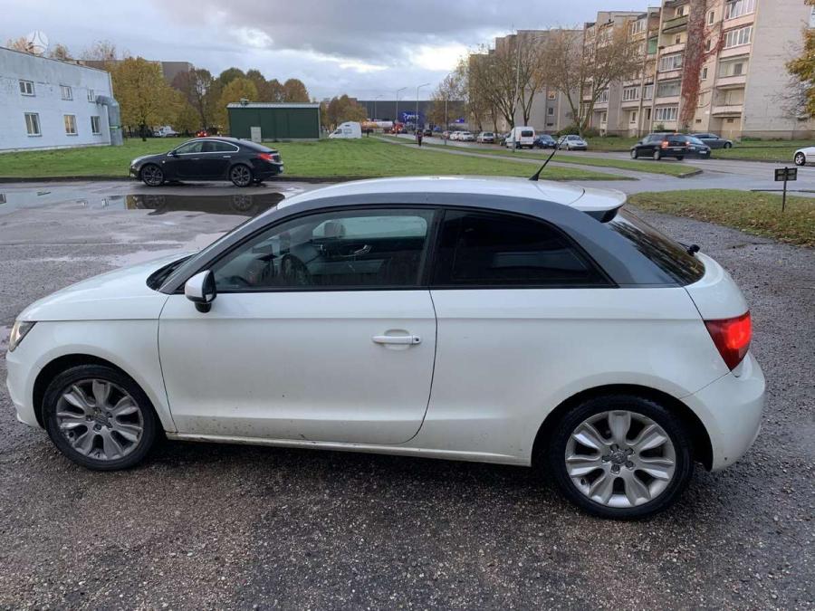 Balts Audi A1 2011 Telšiai, ar dzinēja tilpumu 1.60 L un nobraukumu 190 tūkst. km par 3800 €, foto 2 vietnē AUTOMOTO.COM.LV