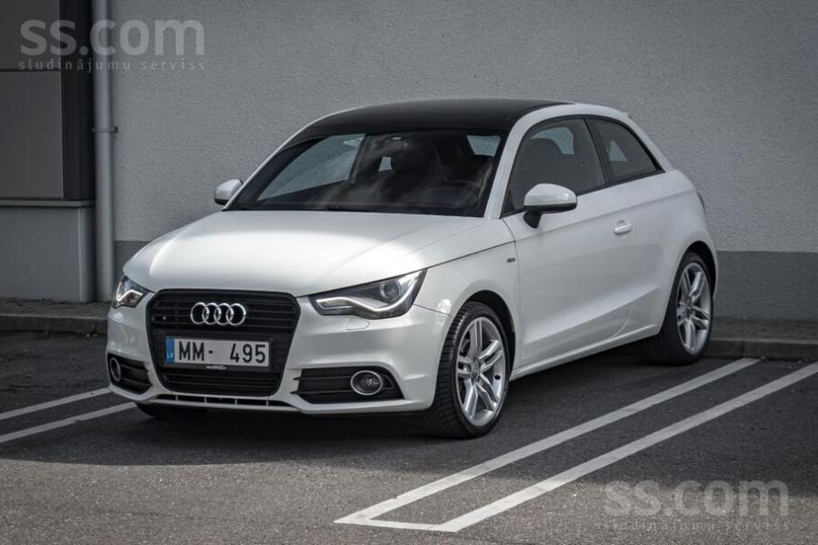 White Audi A1 2012 in Riga, with an engine capacity of 1.60 L and mileage of 138 thousand km for 5450 €, photo 1 on AUTOMOTO.COM.LV