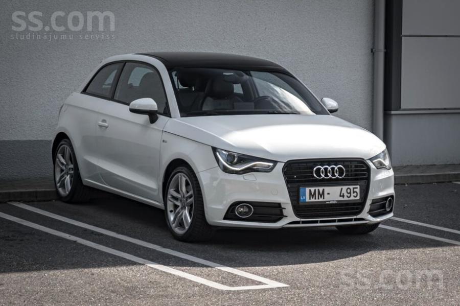 White Audi A1 2012 in Riga, with an engine capacity of 1.60 L and mileage of 138 thousand km for 5450 €, photo 4 on AUTOMOTO.COM.LV