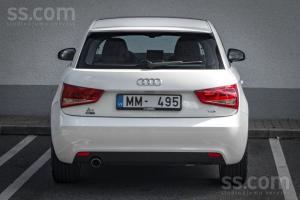 White Audi A1 2012 in Riga, with an engine capacity of 1.60 L and mileage of 138 thousand km for 5450 €, photo 6 on AUTOMOTO.COM.LV