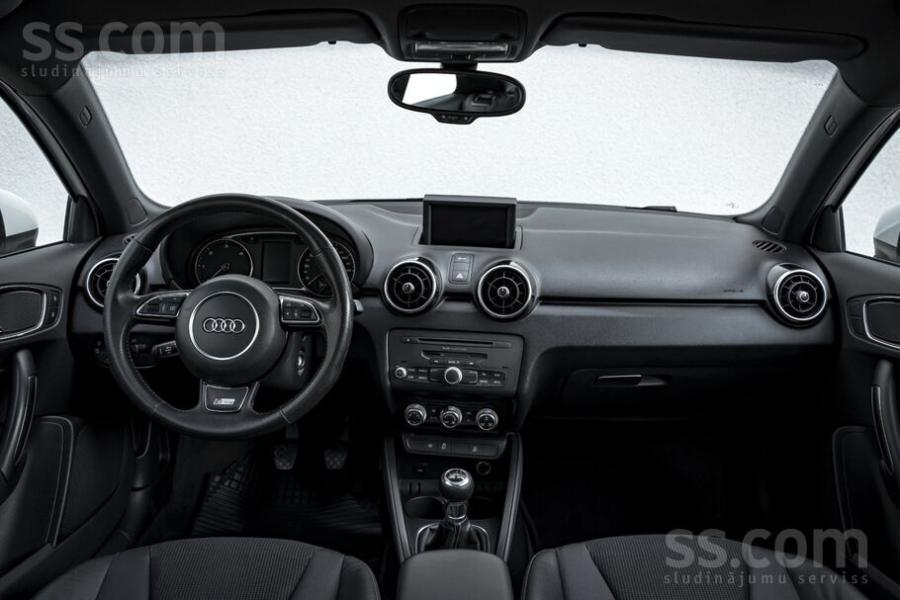 White Audi A1 2012 in Riga, with an engine capacity of 1.60 L and mileage of 138 thousand km for 5450 €, photo 17 on AUTOMOTO.COM.LV