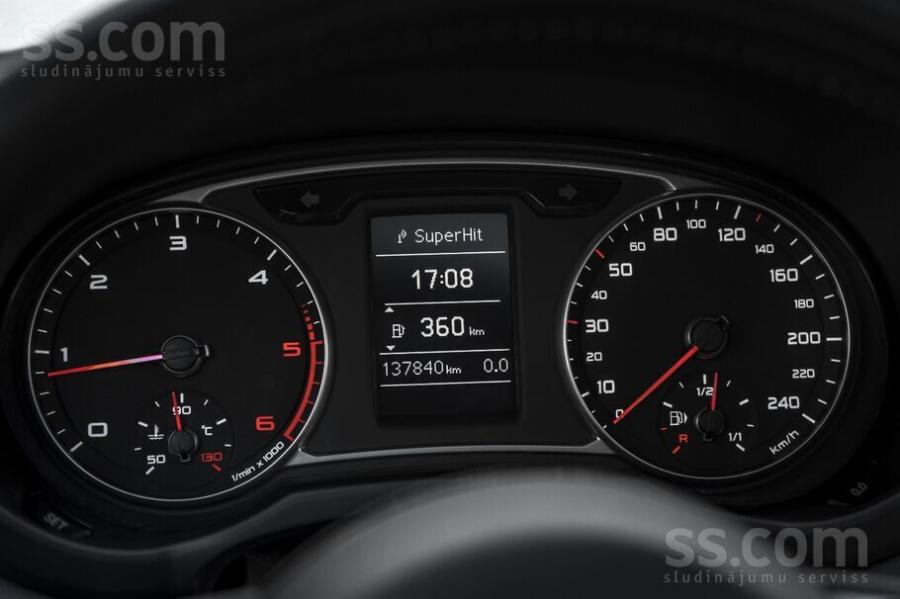 White Audi A1 2012 in Riga, with an engine capacity of 1.60 L and mileage of 138 thousand km for 5450 €, photo 18 on AUTOMOTO.COM.LV