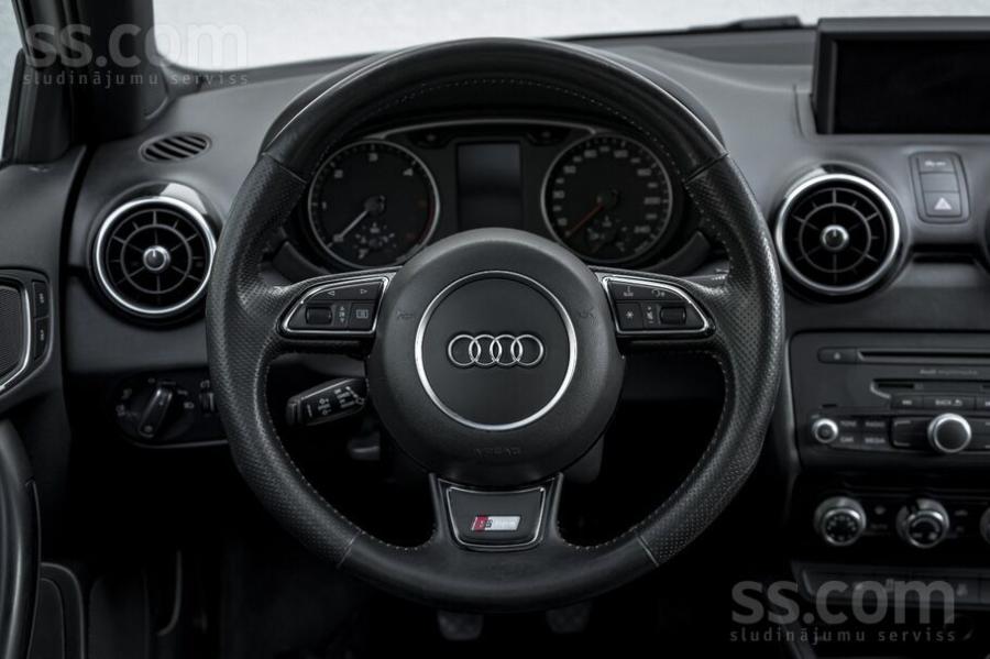 White Audi A1 2012 in Riga, with an engine capacity of 1.60 L and mileage of 138 thousand km for 5450 €, photo 21 on AUTOMOTO.COM.LV