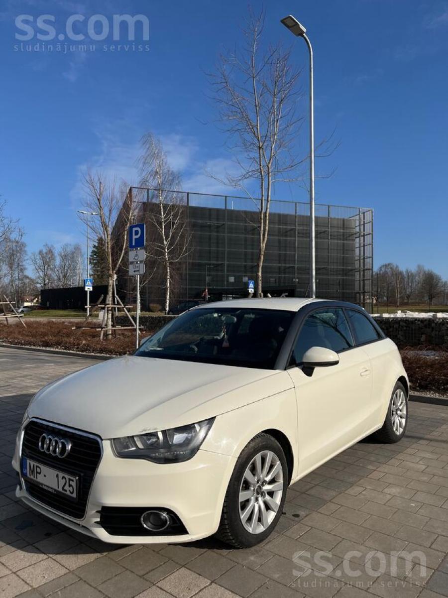 Balts Audi A1 2010 Cēsis, ar dzinēja tilpumu 1.20 L un nobraukumu 253 tūkst. km par 4900 €, foto 1 vietnē AUTOMOTO.COM.LV