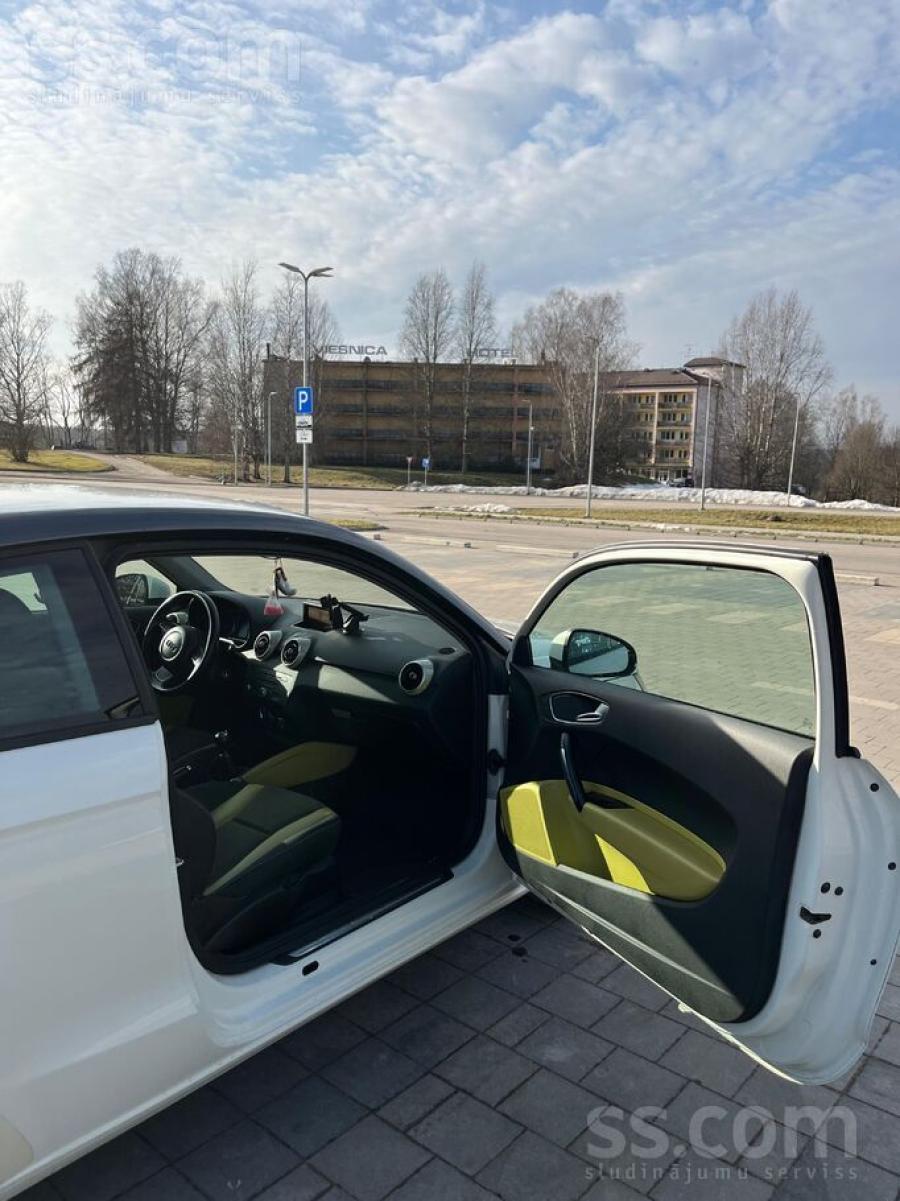 Balts Audi A1 2010 Cēsis, ar dzinēja tilpumu 1.20 L un nobraukumu 253 tūkst. km par 4900 €, foto 8 vietnē AUTOMOTO.COM.LV