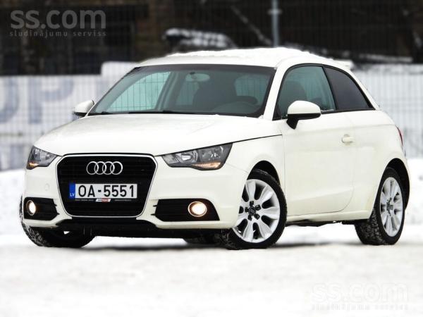 Balts Audi A1 2010 Rīga, ar dzinēja tilpumu 1.60 L un nobraukumu 343 tūkst. km par 6390 €, foto 1 vietnē AUTOMOTO.COM.LV