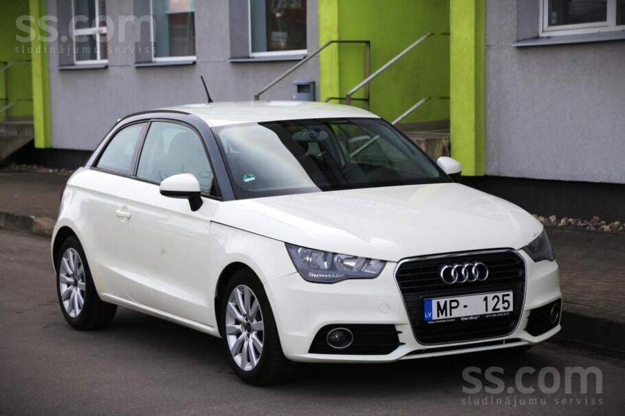 White Audi A1 2010 in Riga, with an engine capacity of 1.20 L and mileage of 254 thousand km for 4495 €, photo 5 on AUTOMOTO.COM.LV