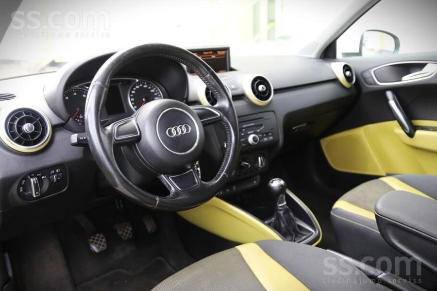 White Audi A1 2010 in Riga, with an engine capacity of 1.20 L and mileage of 254 thousand km for 4495 €, photo 9 on AUTOMOTO.COM.LV