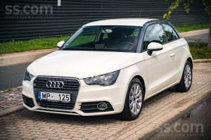 White Audi A1 2010 in Riga, with an engine capacity of 1.20 L and mileage of 254 thousand km for 2990 €, photo  on AUTOMOTO.COM.LV