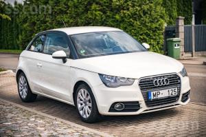 White Audi A1 2010 in Riga, with an engine capacity of 1.20 L and mileage of 254 thousand km for 2990 €, photo 4 on AUTOMOTO.COM.LV
