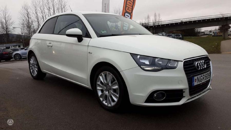 Balts Audi A1 2011 Kauņa, ar dzinēja tilpumu 1.60 L un nobraukumu 190 tūkst. km par 4850 €, foto 2 vietnē AUTOMOTO.COM.LV