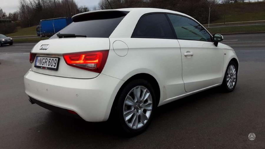 Balts Audi A1 2011 Kauņa, ar dzinēja tilpumu 1.60 L un nobraukumu 190 tūkst. km par 4850 €, foto 5 vietnē AUTOMOTO.COM.LV