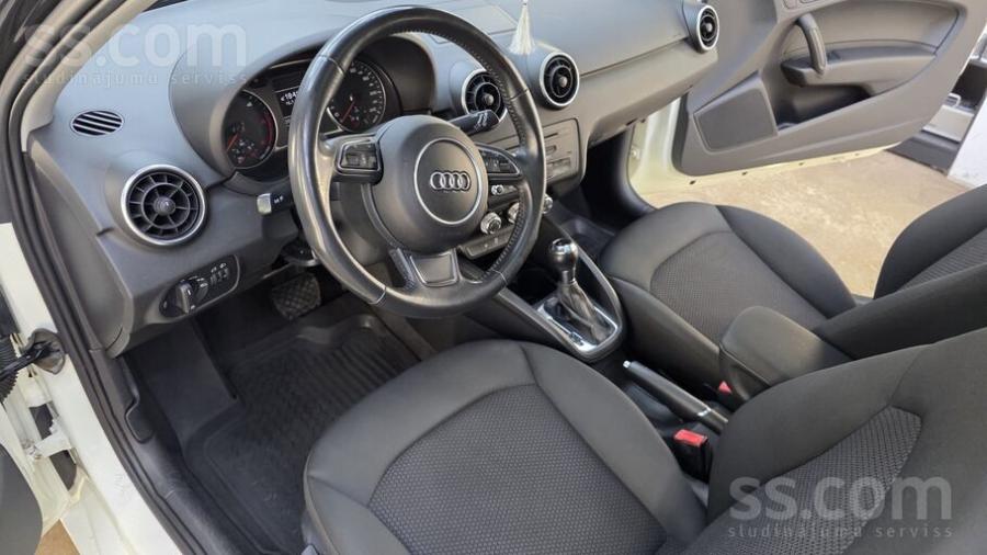 White Audi A1 2011 in Riga, with an engine capacity of 1.60 L and mileage of 200 thousand km for 7299 €, photo 4 on AUTOMOTO.COM.LV