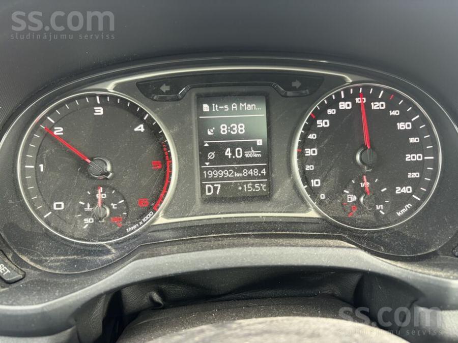 White Audi A1 2011 in Riga, with an engine capacity of 1.60 L and mileage of 200 thousand km for 7299 €, photo 17 on AUTOMOTO.COM.LV