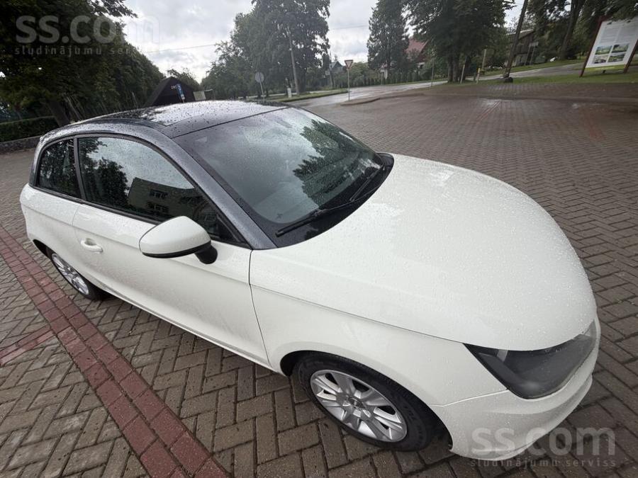 White Audi A1 2011 in Riga, with an engine capacity of 1.60 L and mileage of 200 thousand km for 7299 €, photo 18 on AUTOMOTO.COM.LV