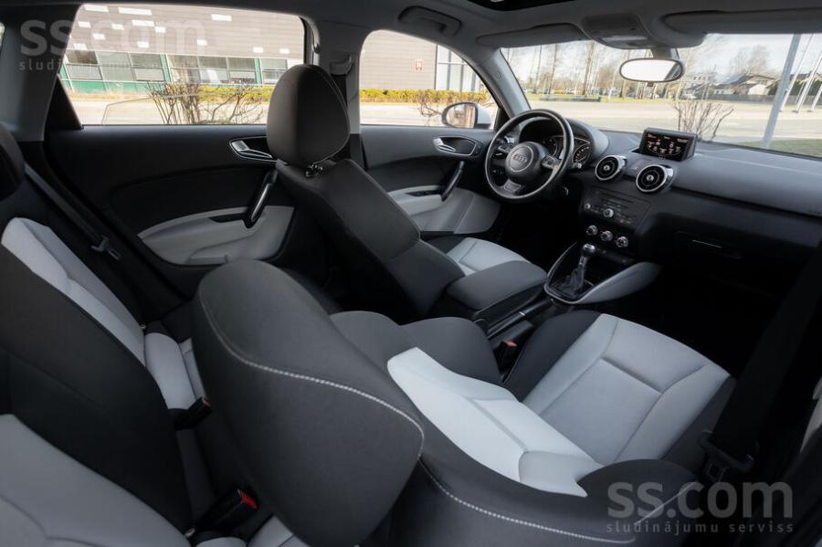 Balts Audi A1 2012 Jelgava, ar dzinēja tilpumu 1.60 L un nobraukumu 188 tūkst. km par 6450 €, foto 13 vietnē AUTOMOTO.COM.LV
