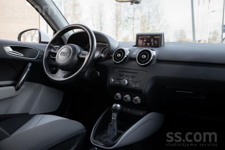 Balts Audi A1 2012 Jelgava, ar dzinēja tilpumu 1.60 L un nobraukumu 188 tūkst. km par 6450 €, foto 14 vietnē AUTOMOTO.COM.LV